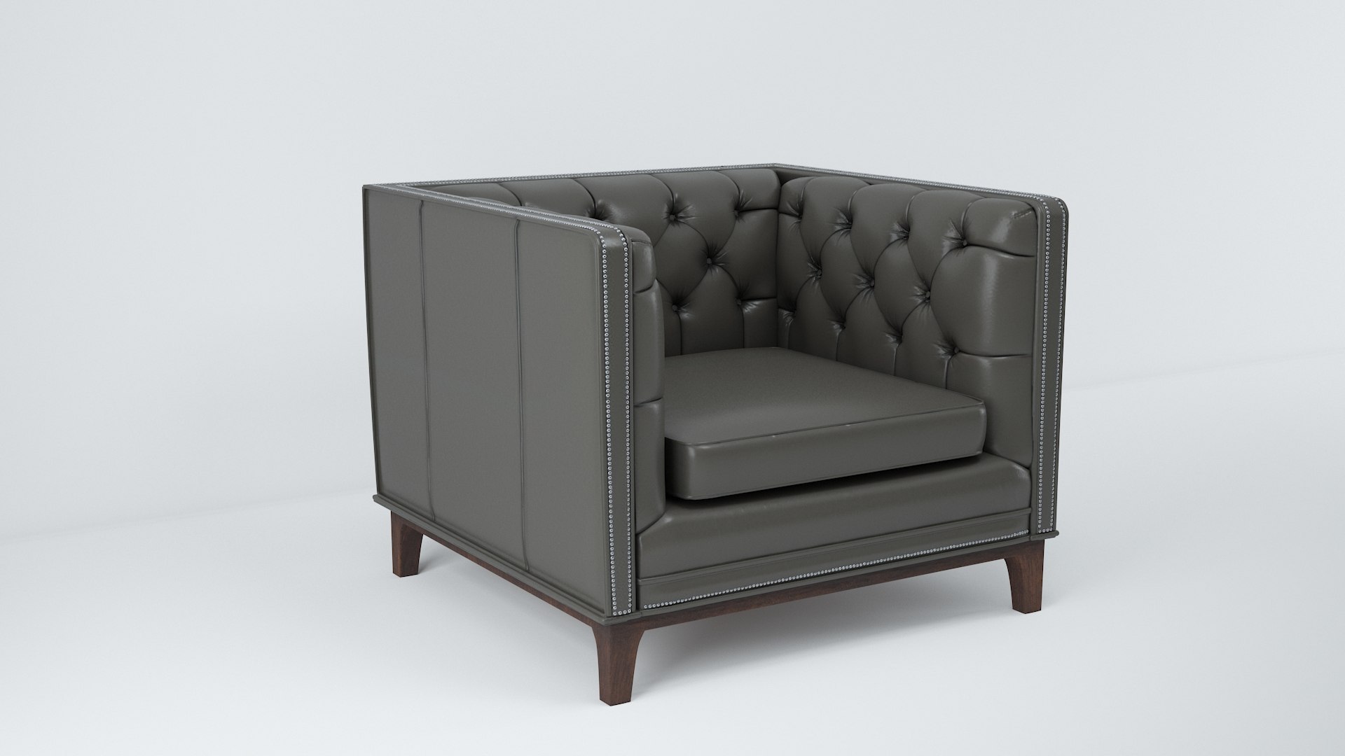 3D Ethan Allen Anderson Leather Chair model - TurboSquid 1962462