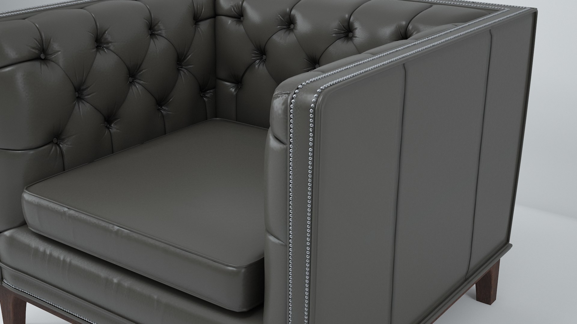 3D Ethan Allen Anderson Leather Chair model - TurboSquid 1962462