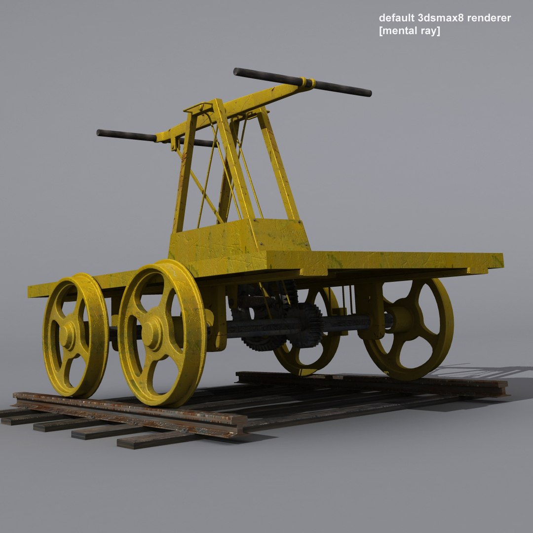 3d Handcar Car Model