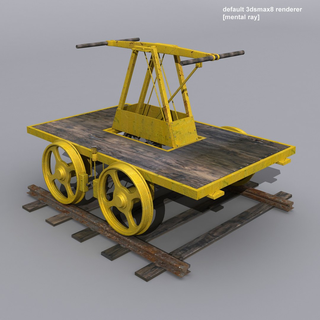 3d Handcar Car Model
