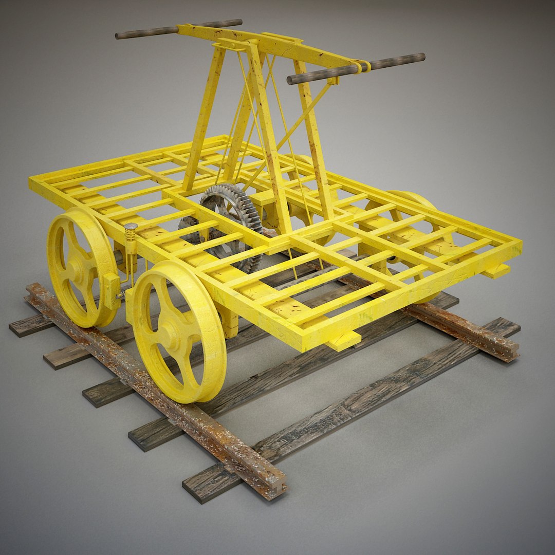3d Handcar Car Model