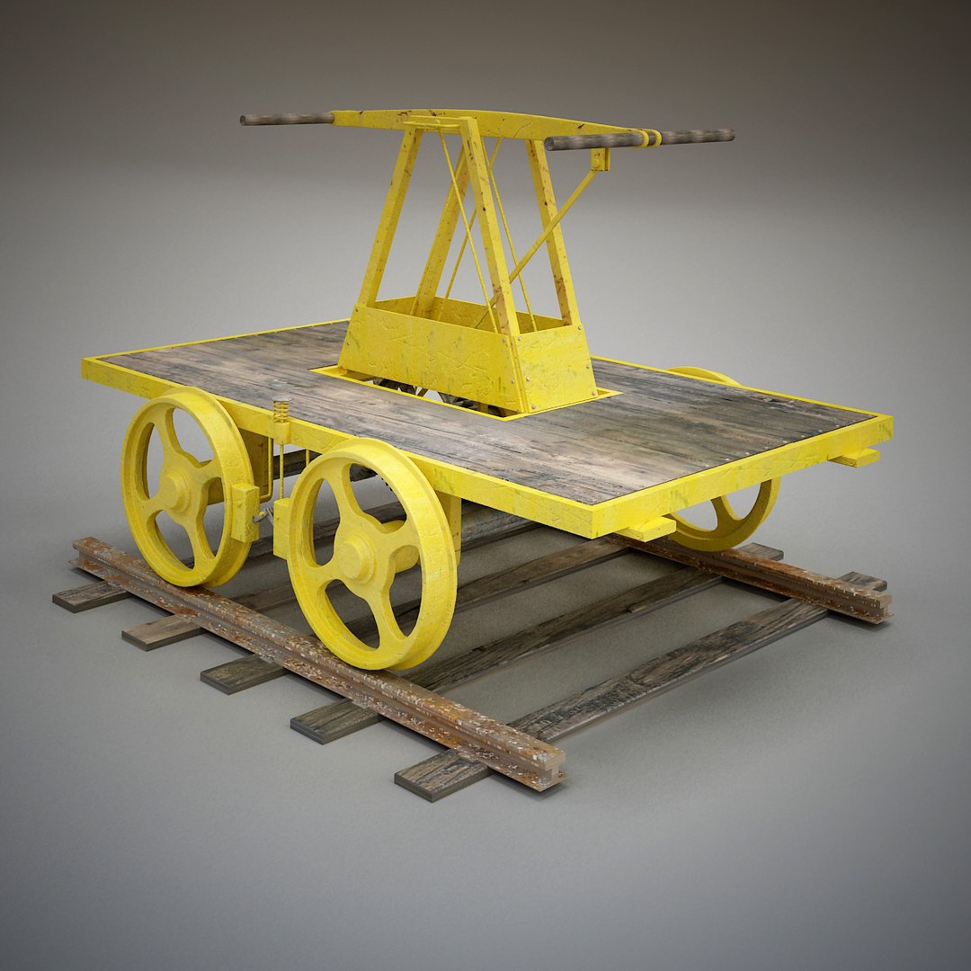 3d Handcar Car Model