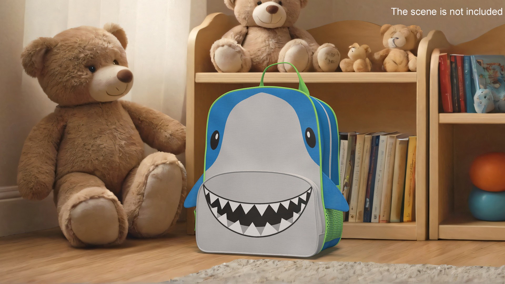 Shark Themed Kids Backpack 3D Model - TurboSquid 2243872