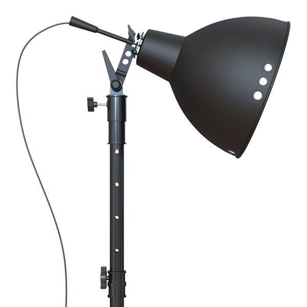 photo studio halogen floor lamp 3d 3ds
