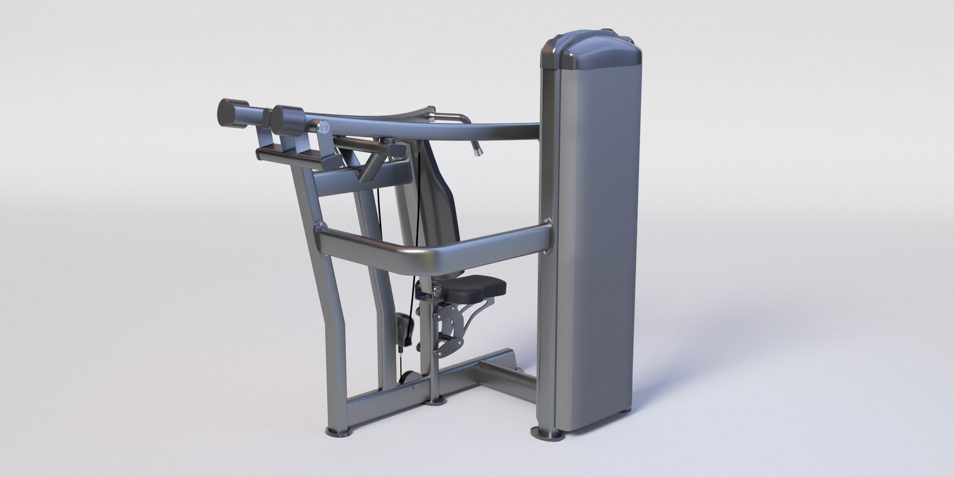 3D FUSE XL SHOULDER PRESS Low Poly 3D Gym Equipment Model - TurboSquid ...
