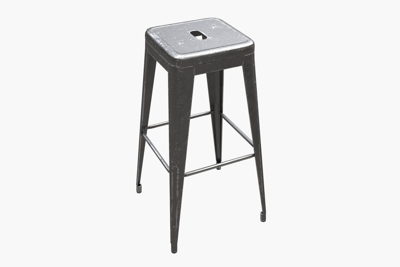 3D Metal Stool - TurboSquid 1915420