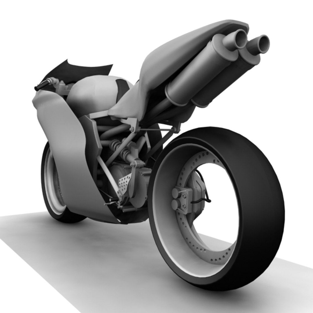 3d concept motorbike