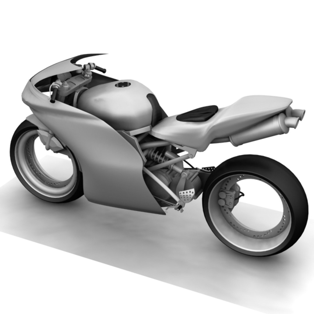 3d concept motorbike