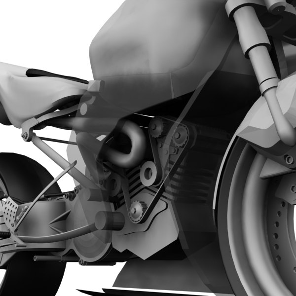 3d concept motorbike