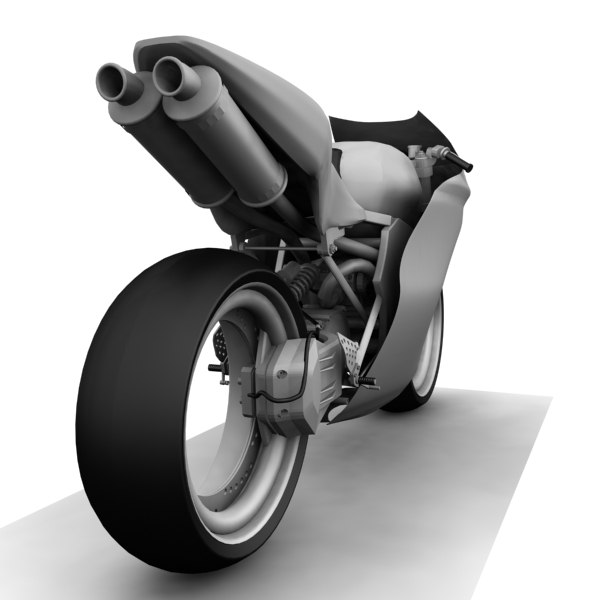 3d concept motorbike