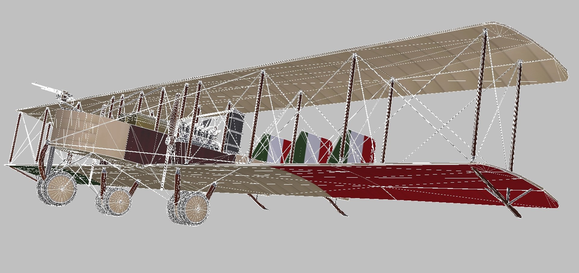 3D Caproni Bomber Model - TurboSquid 1201963