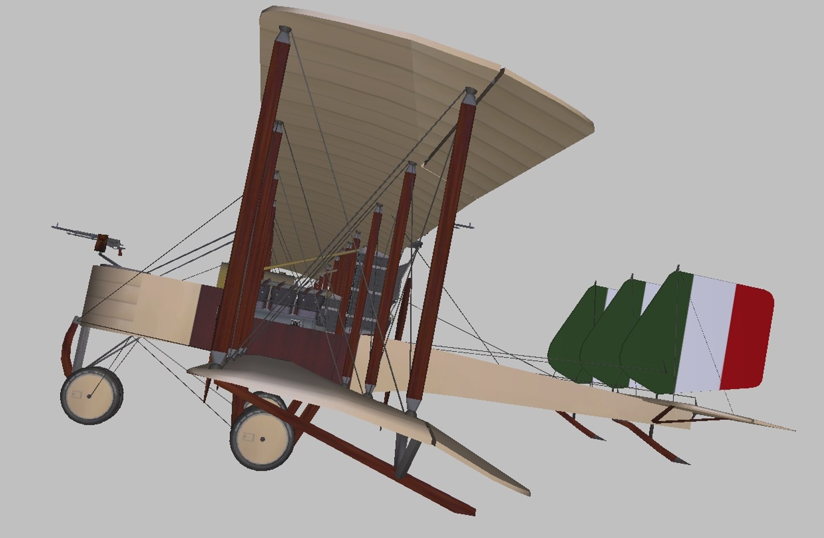 3D Caproni Bomber Model - TurboSquid 1201963