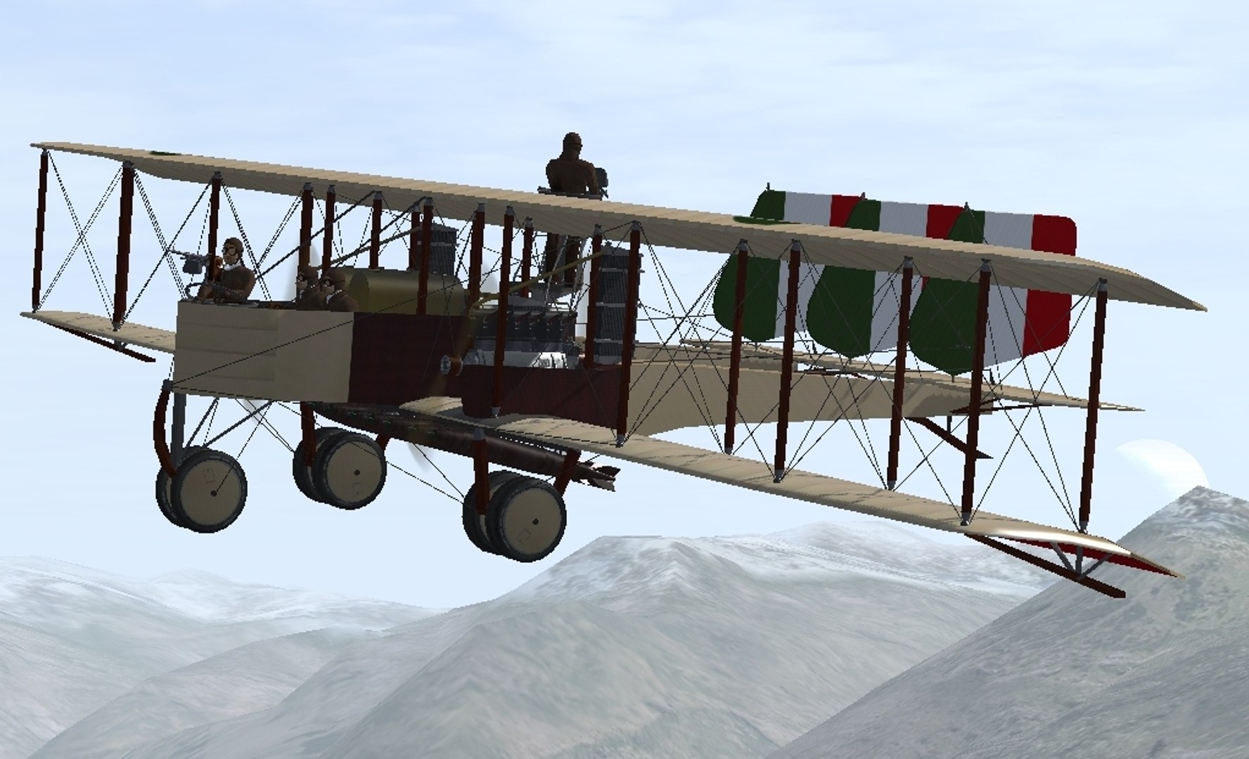 3D Caproni Bomber Model - TurboSquid 1201963