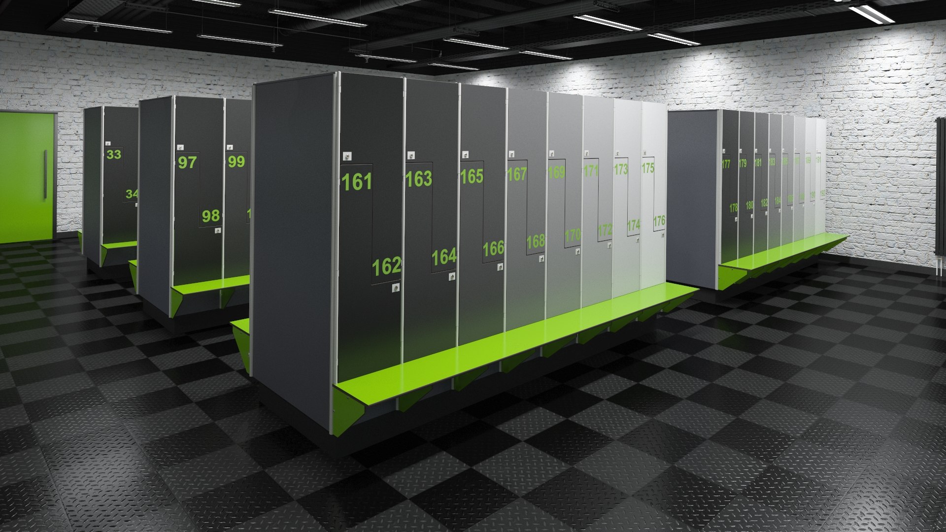 3D Locker Room 7 - TurboSquid 2014479