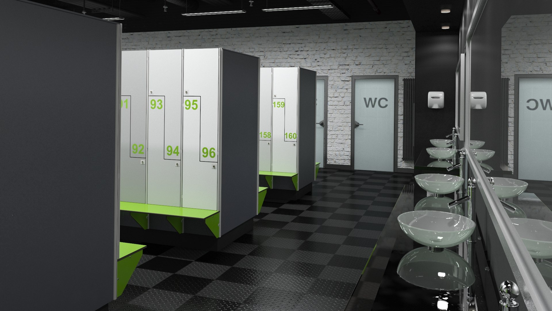 3D Locker Room 7 - TurboSquid 2014479