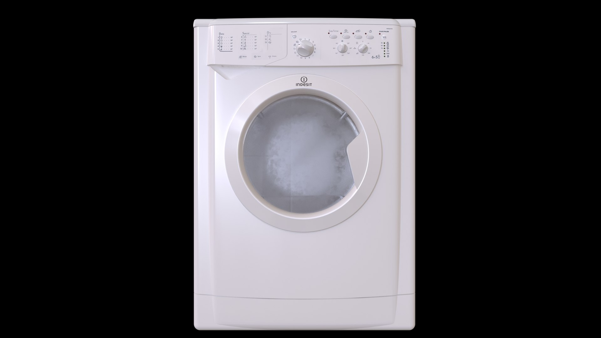 Indesit Washing Machine 3D Model - TurboSquid 1539271