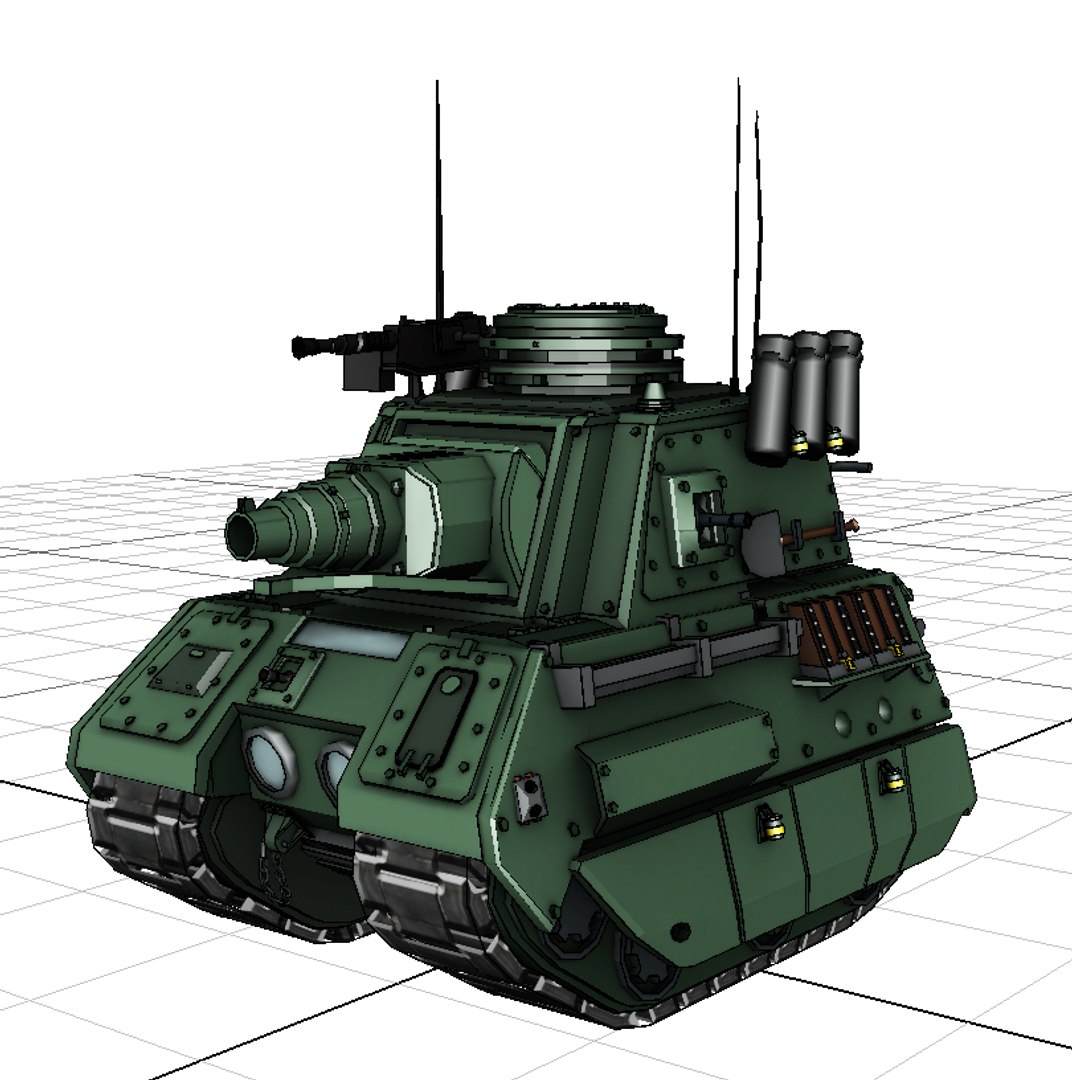Mini Tank 3d Model