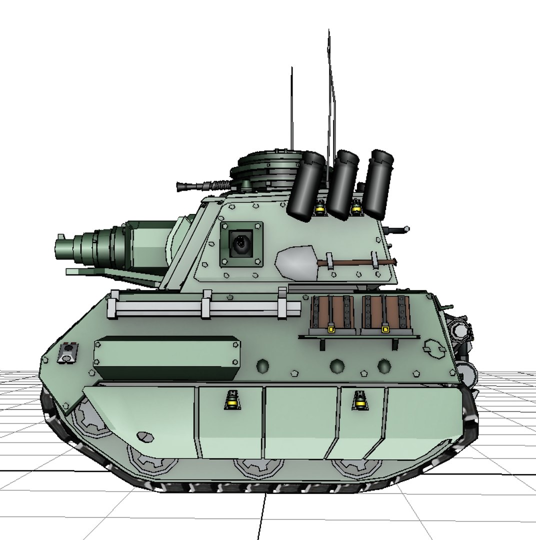 Mini Tank 3d Model