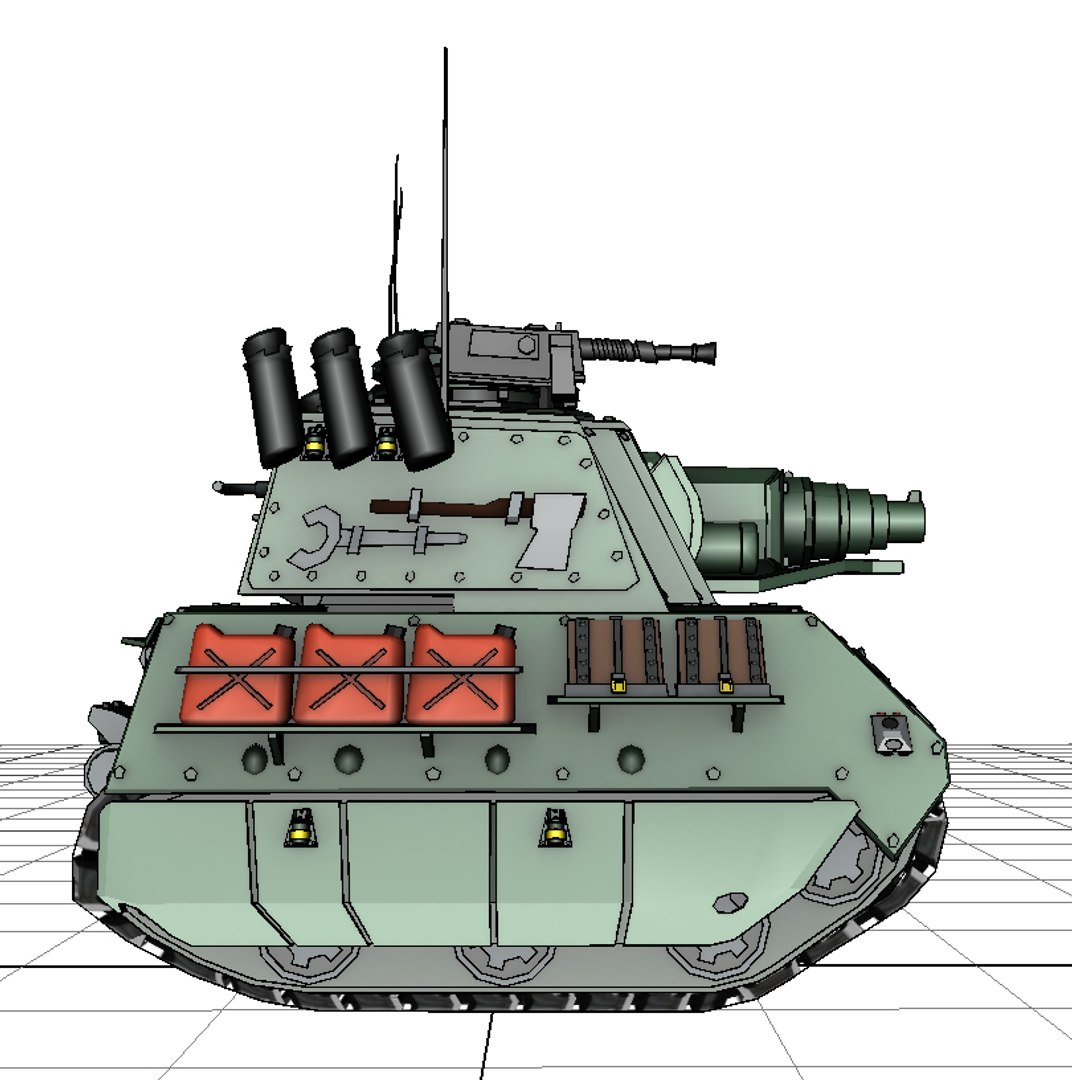 Mini Tank 3d Model