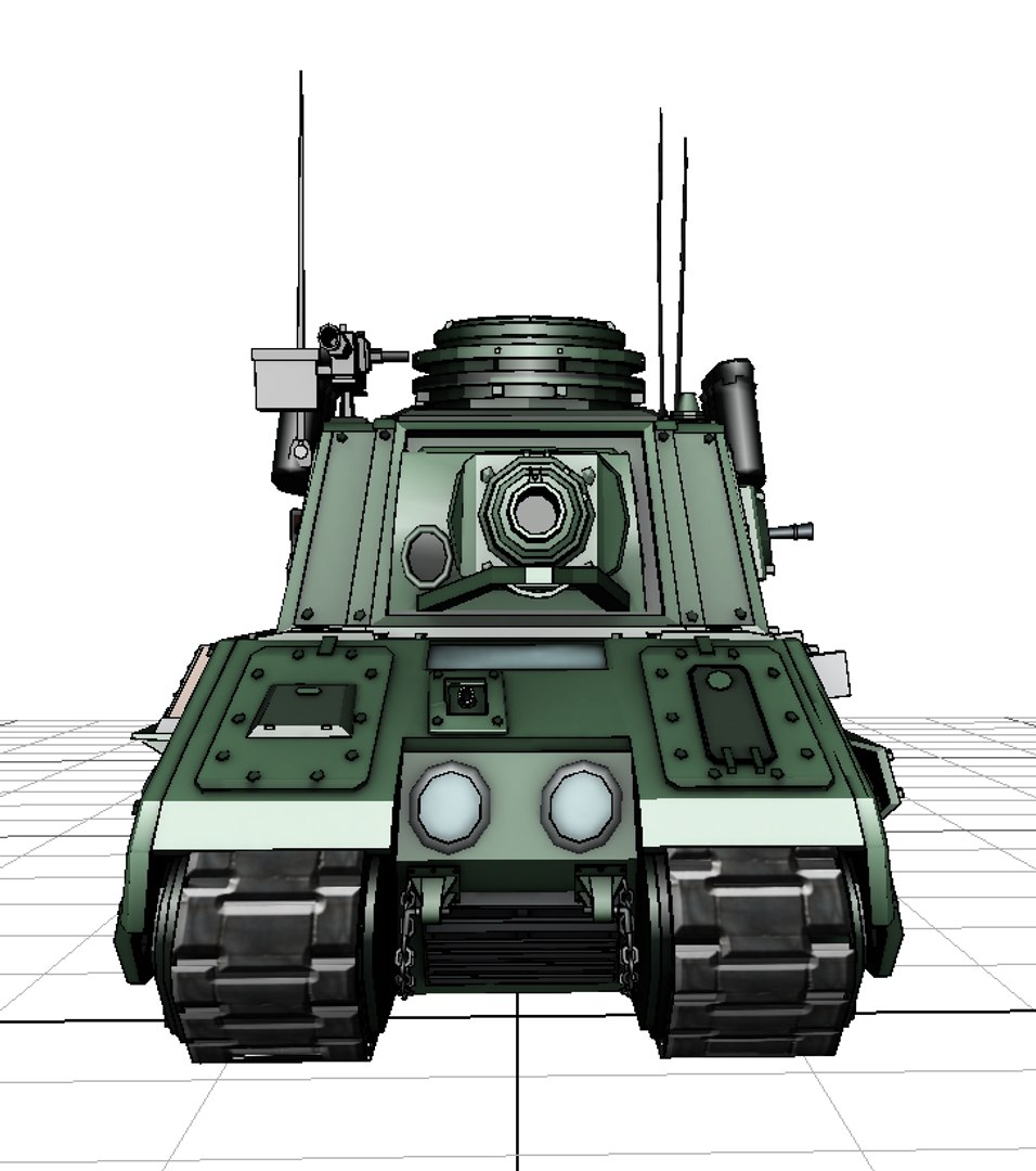 Mini Tank 3d Model