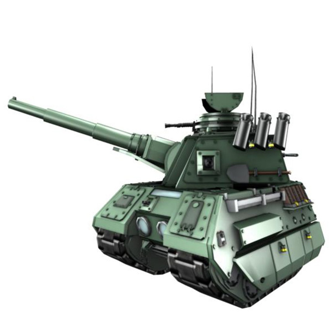 Mini Tank 3d Model