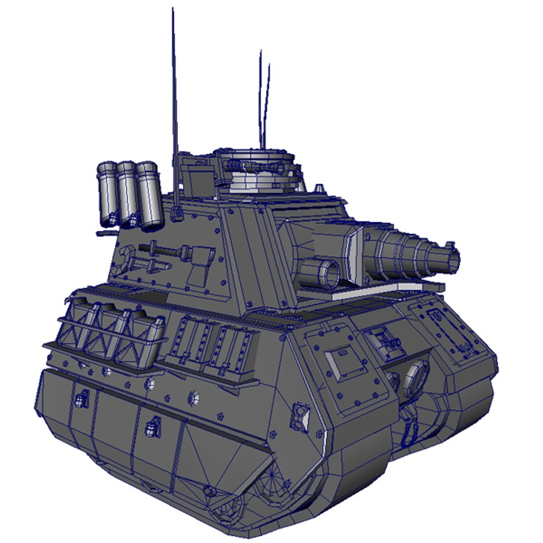 Mini Tank 3d Model