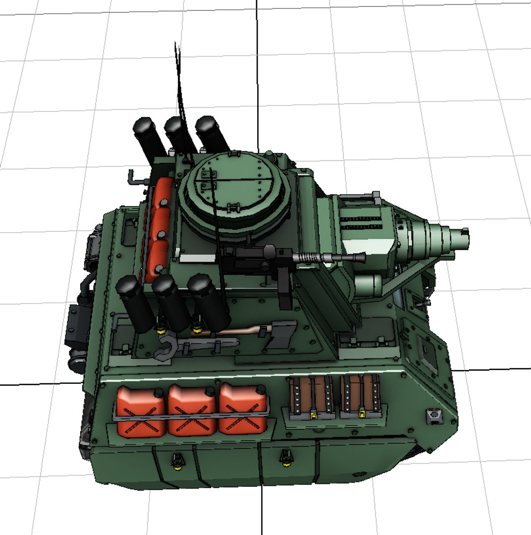 Mini Tank 3d Model