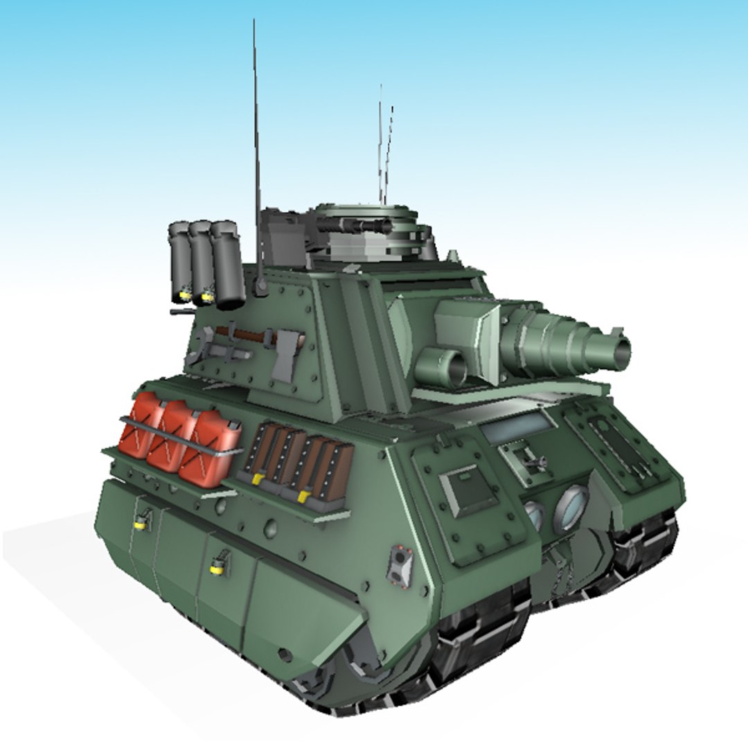 Mini Tank 3d Model
