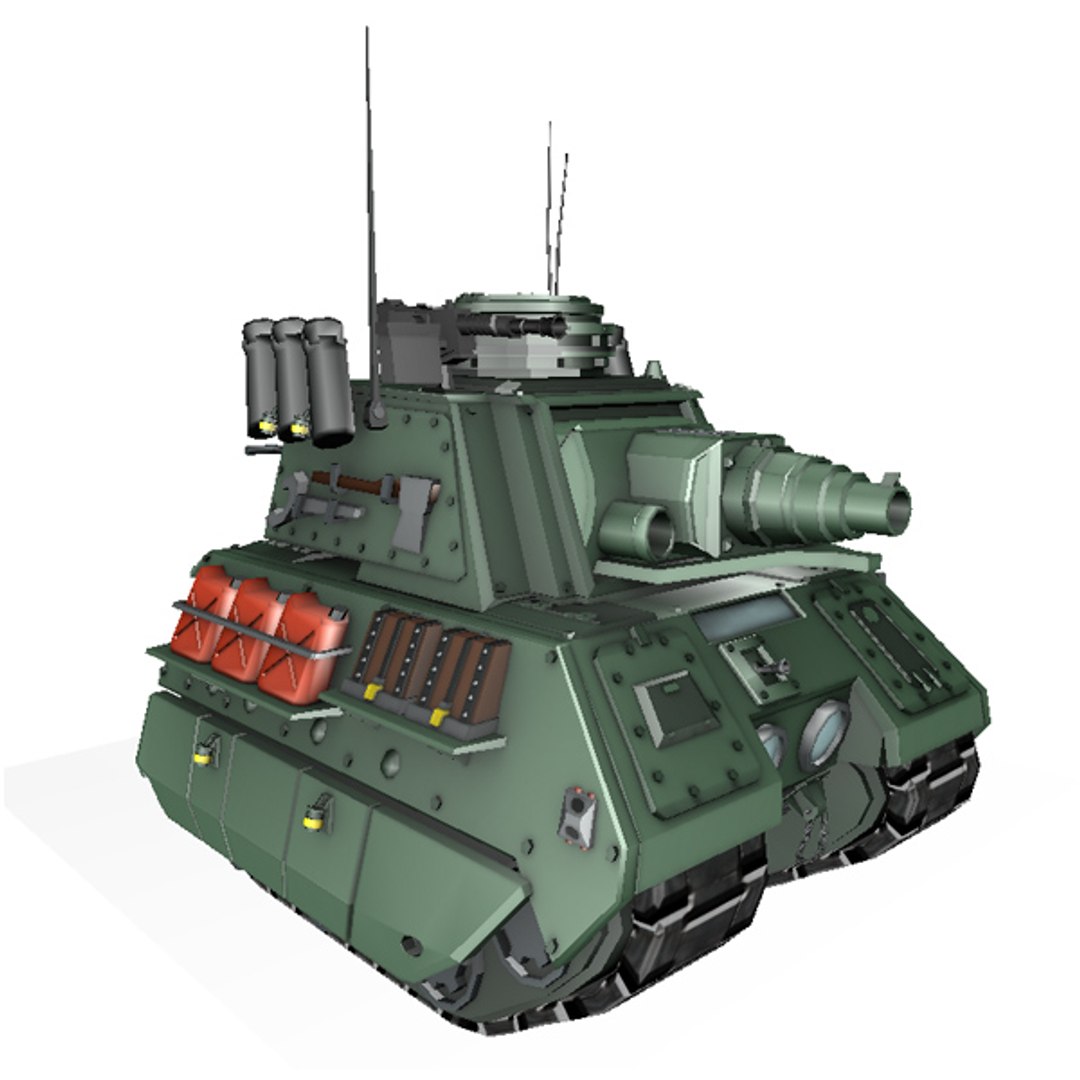 mini tank 3d model