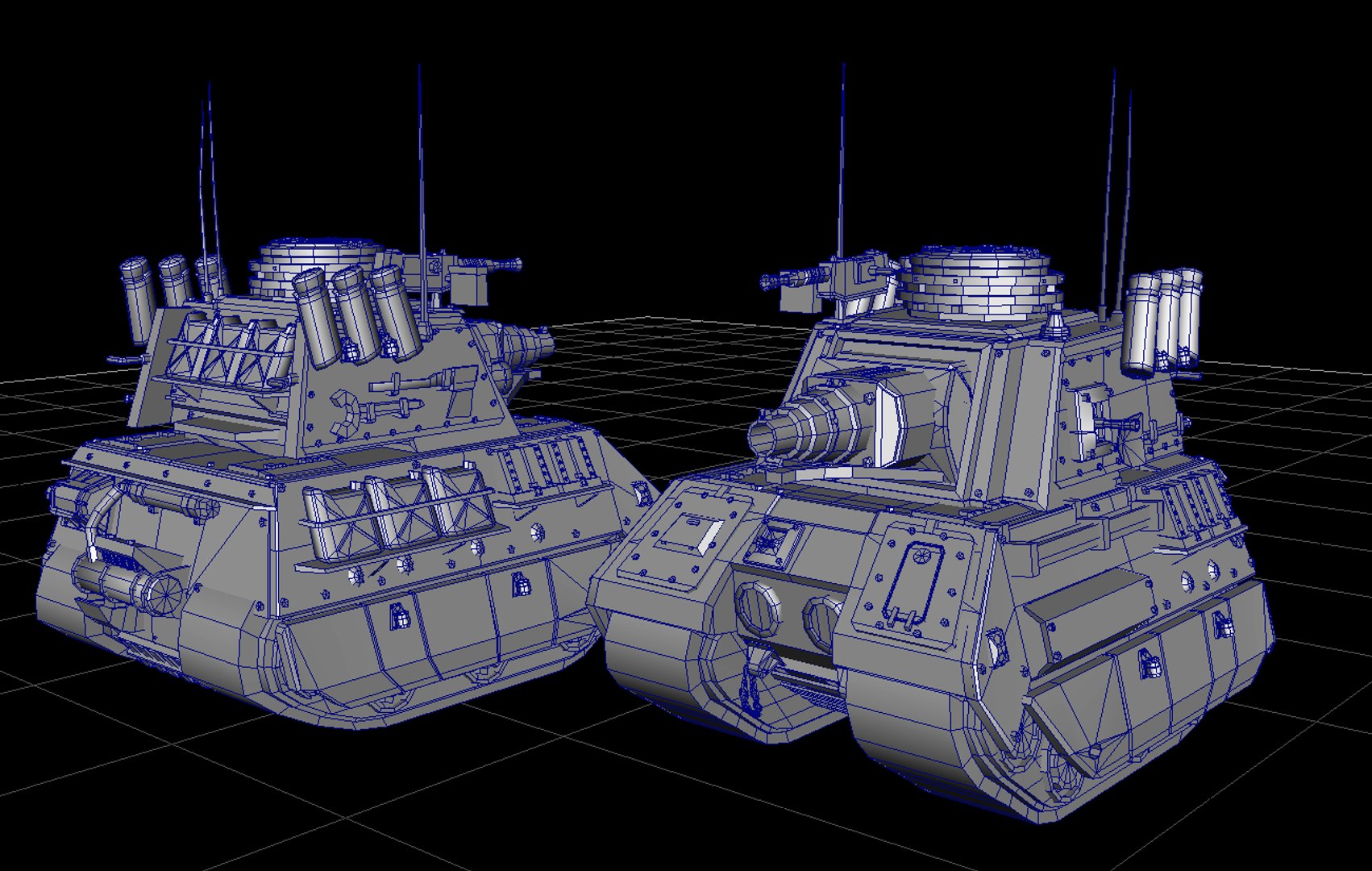 Mini Tank 3d Model