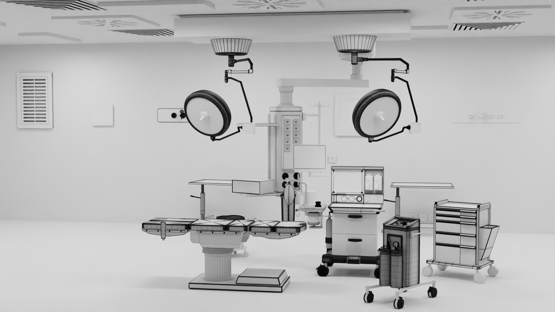 3D Model Operating Room - TurboSquid 2281797