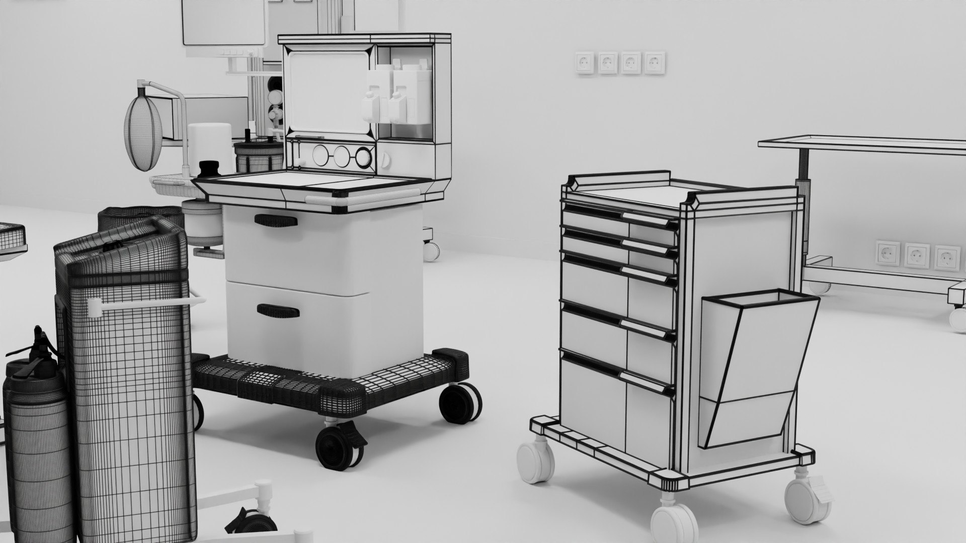 3D Model Operating Room - TurboSquid 2281797 3D Model Operating Room - TurboSquid 2281797