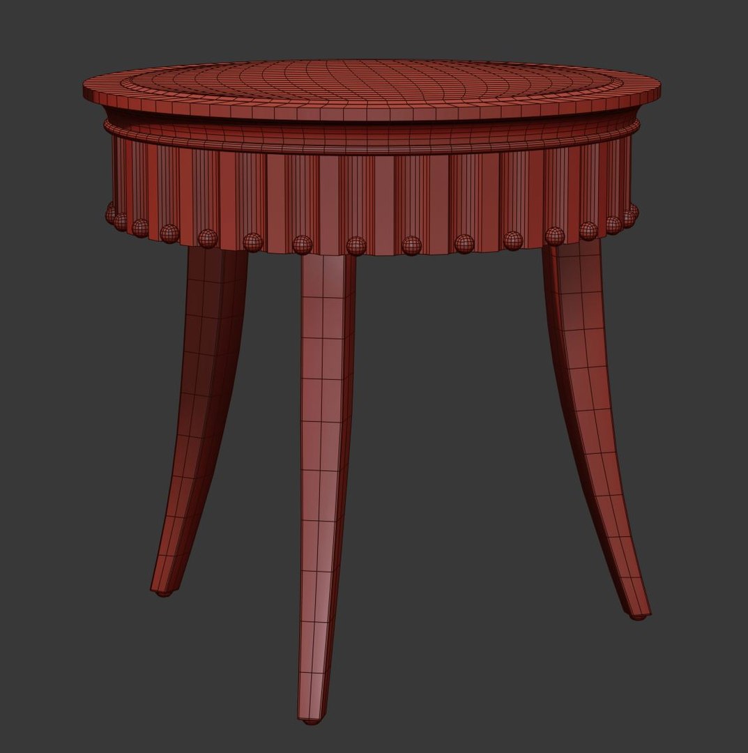 Minotti Collezioni round table 3D model - TurboSquid 1726299