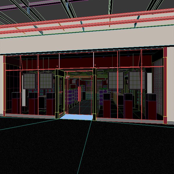 3d model complete retail