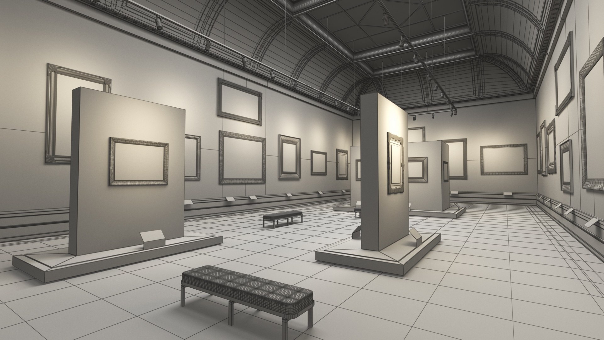 Art Gallery Collection 4 Model - TurboSquid 1808873