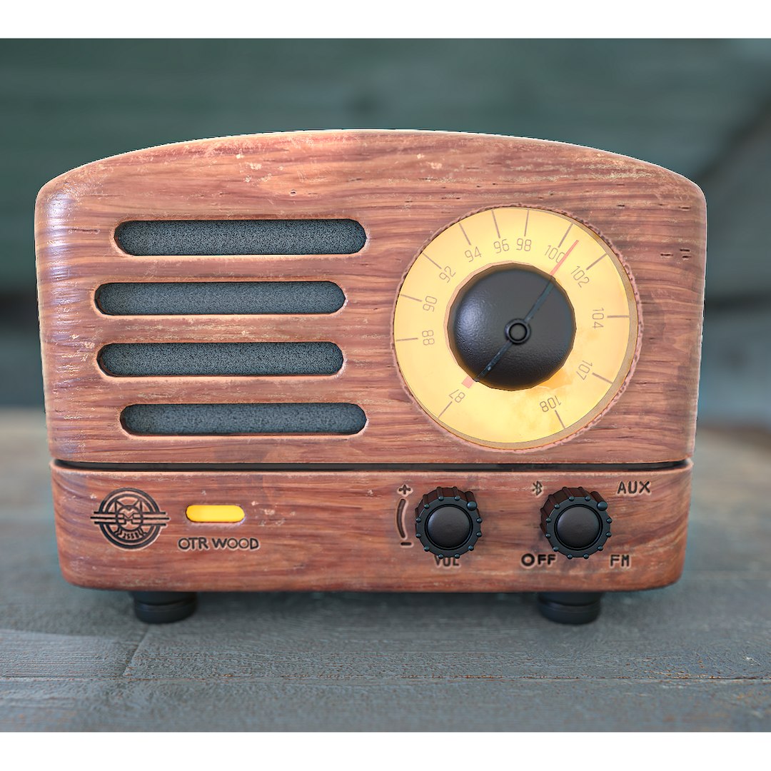 Radio Vintage Model - TurboSquid 1868907