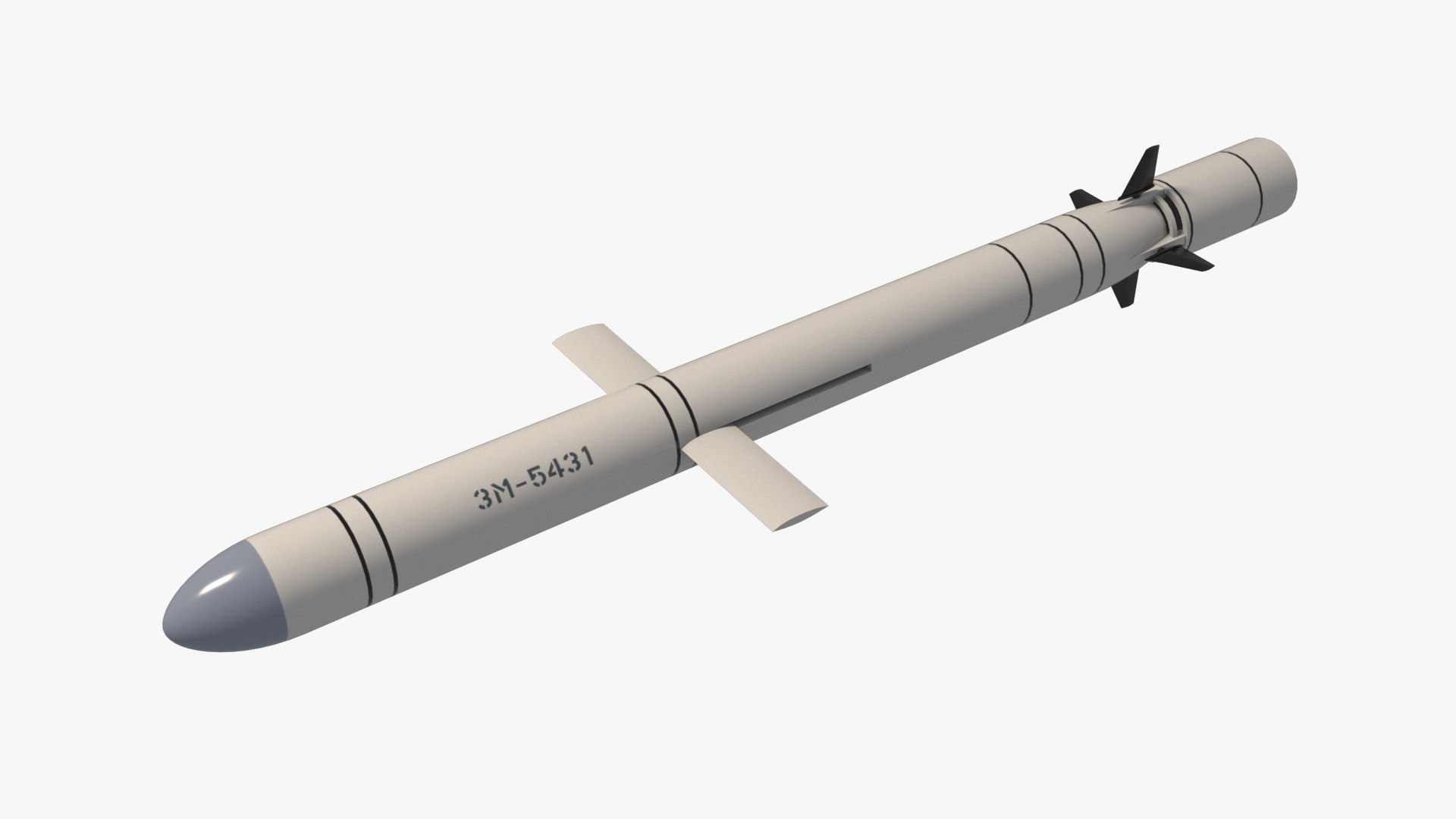 modelo 3d MISIL 3M-54E1 KALIBR - TurboSquid 1861500