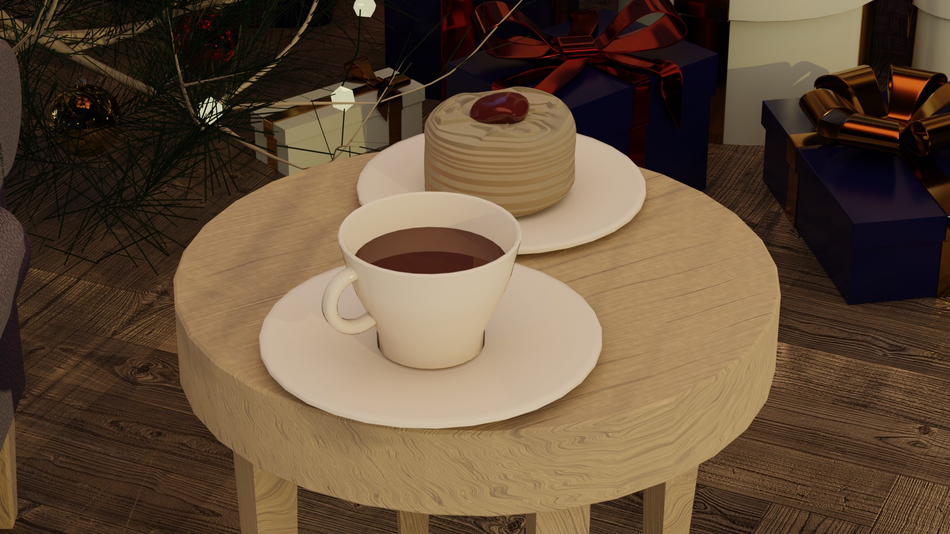 3D New Year Scene - TurboSquid 1808654