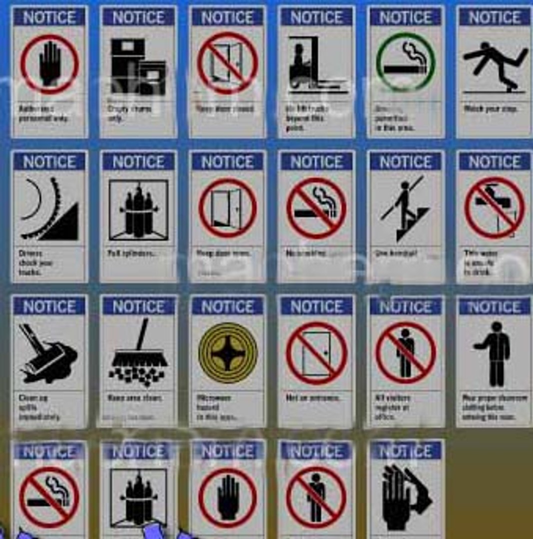 Truespace Osha Notice Signs