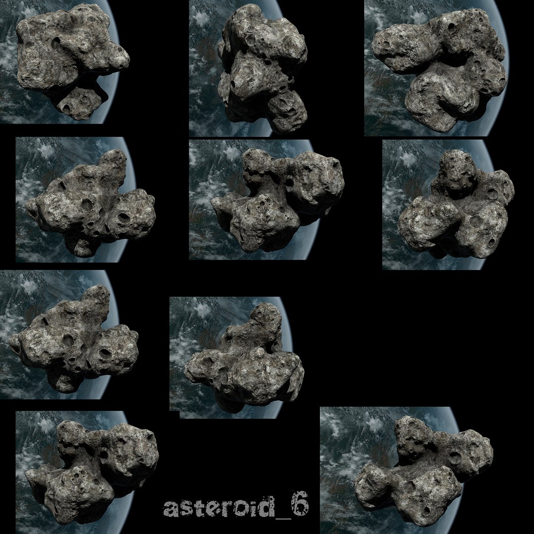 3d Obj Asteroid