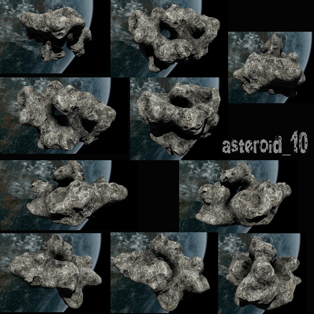 3d Obj Asteroid