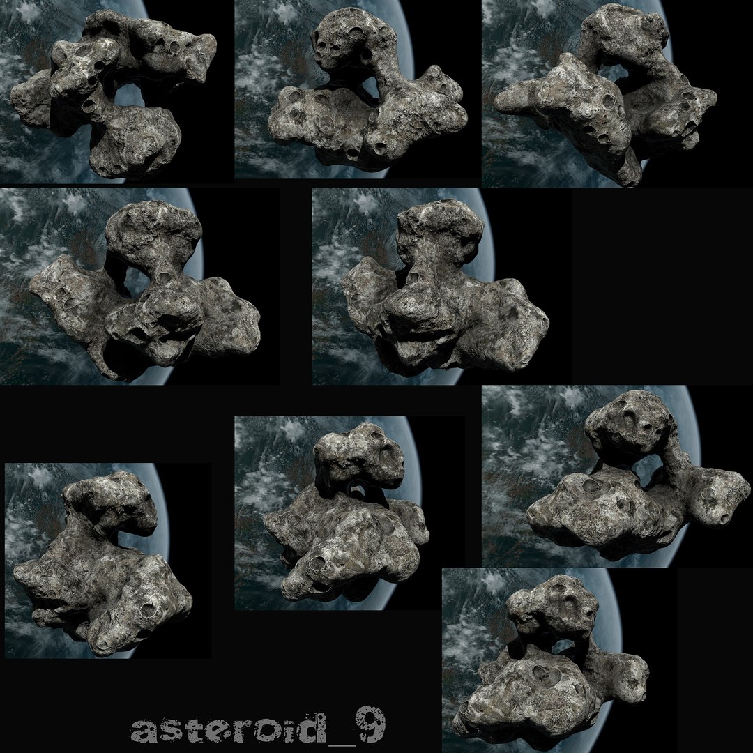 3d Obj Asteroid