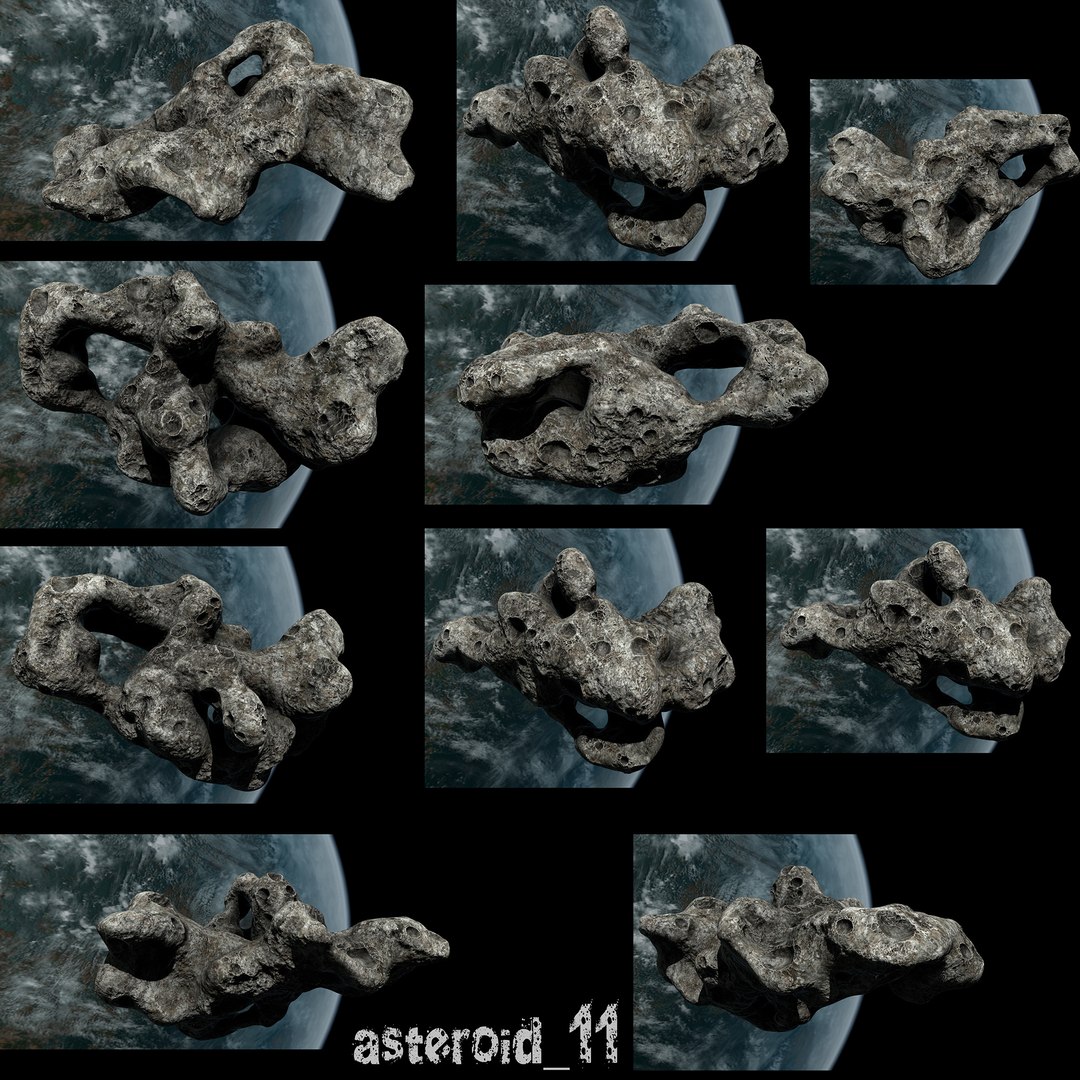 3d Obj Asteroid