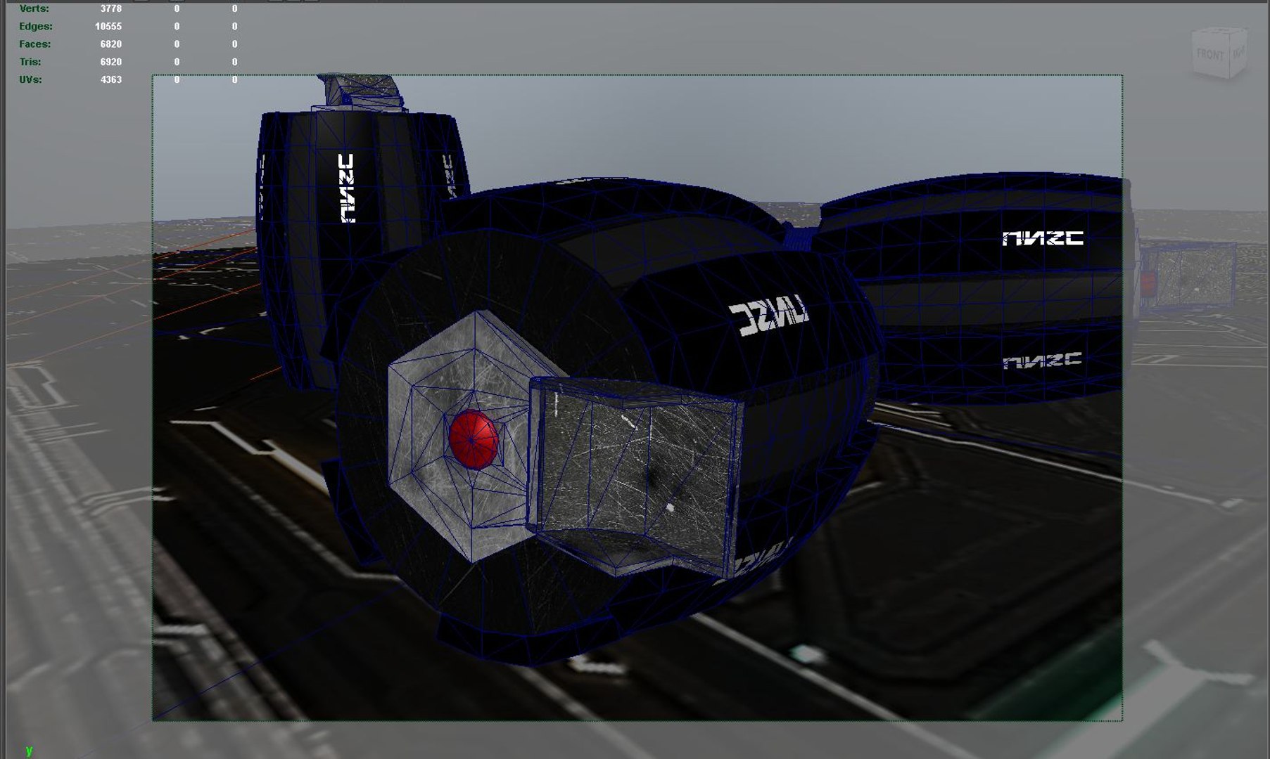 3d Model Of Bubble Shield Grenade