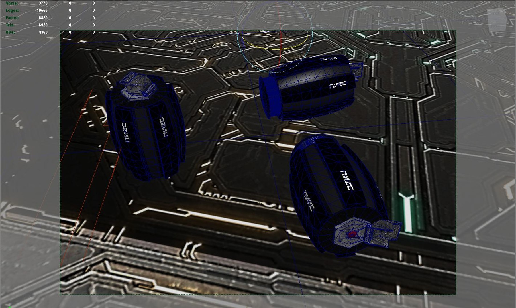 3d Model Of Bubble Shield Grenade