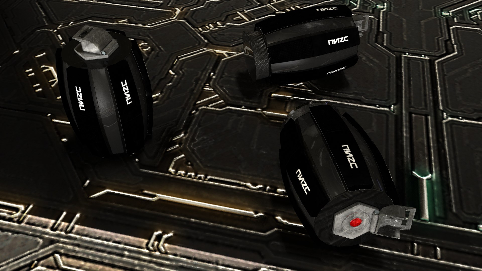 3d Model Of Bubble Shield Grenade