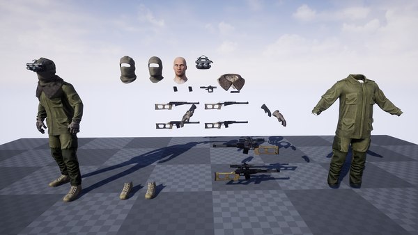 3D modular russian soldier - TurboSquid 1794986