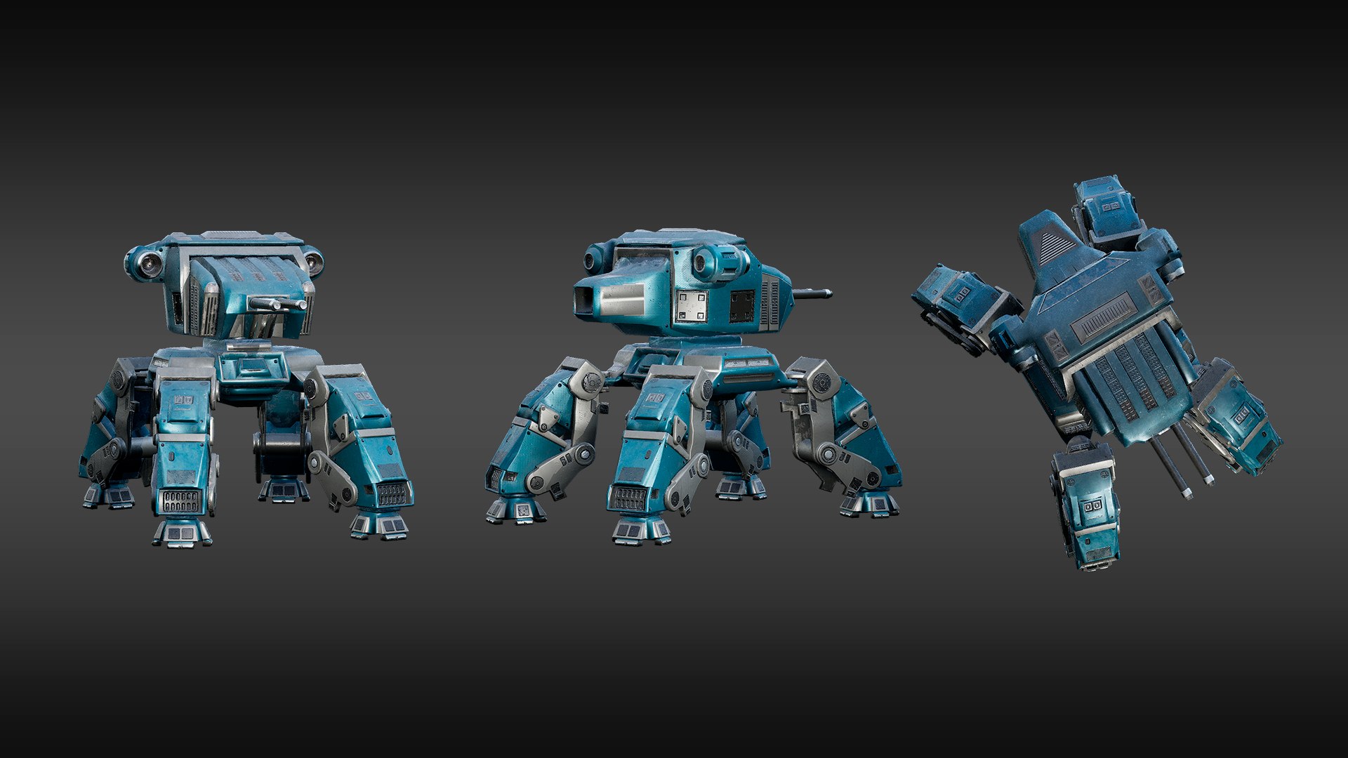 Obliterator - Heavy Battle Mech 3D Model - TurboSquid 2179872
