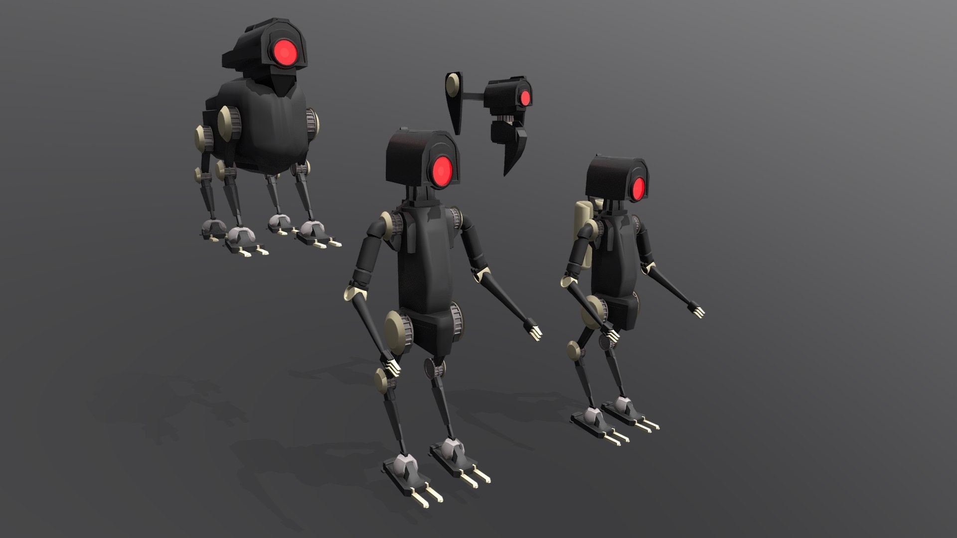 3D robot asset pack model - TurboSquid 1520642