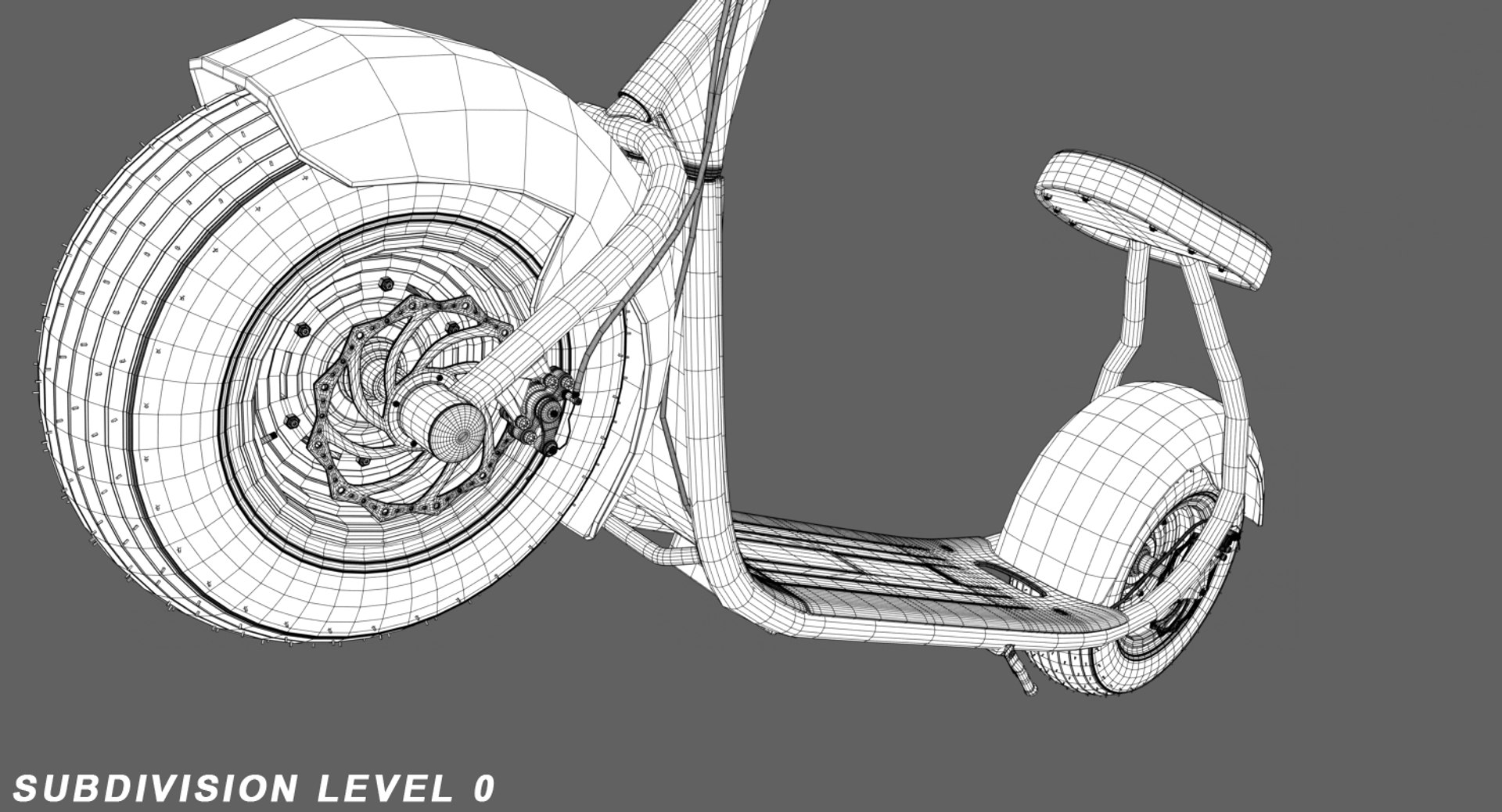 3D Electric Scooter - TurboSquid 1334361